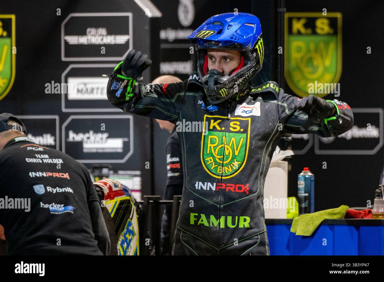 Rybnik, Poland. 30th Apr, 2025. Chris Holder of INNPRO ROW Rybnik ...