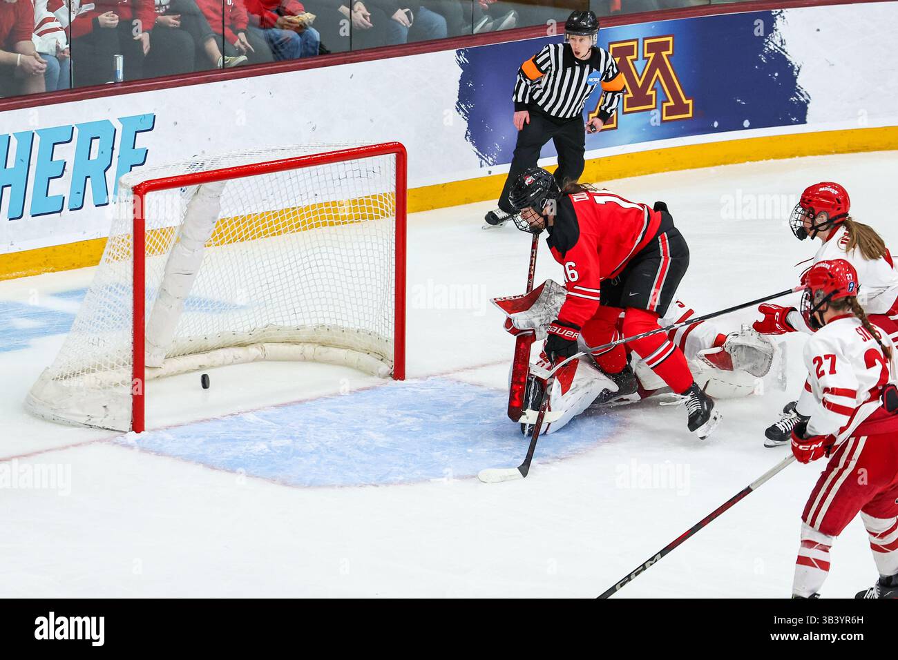 Minneapolis. 23rd Mar, 2025. Ohio State Buckeyes Forward Joy Dunne (16 ...