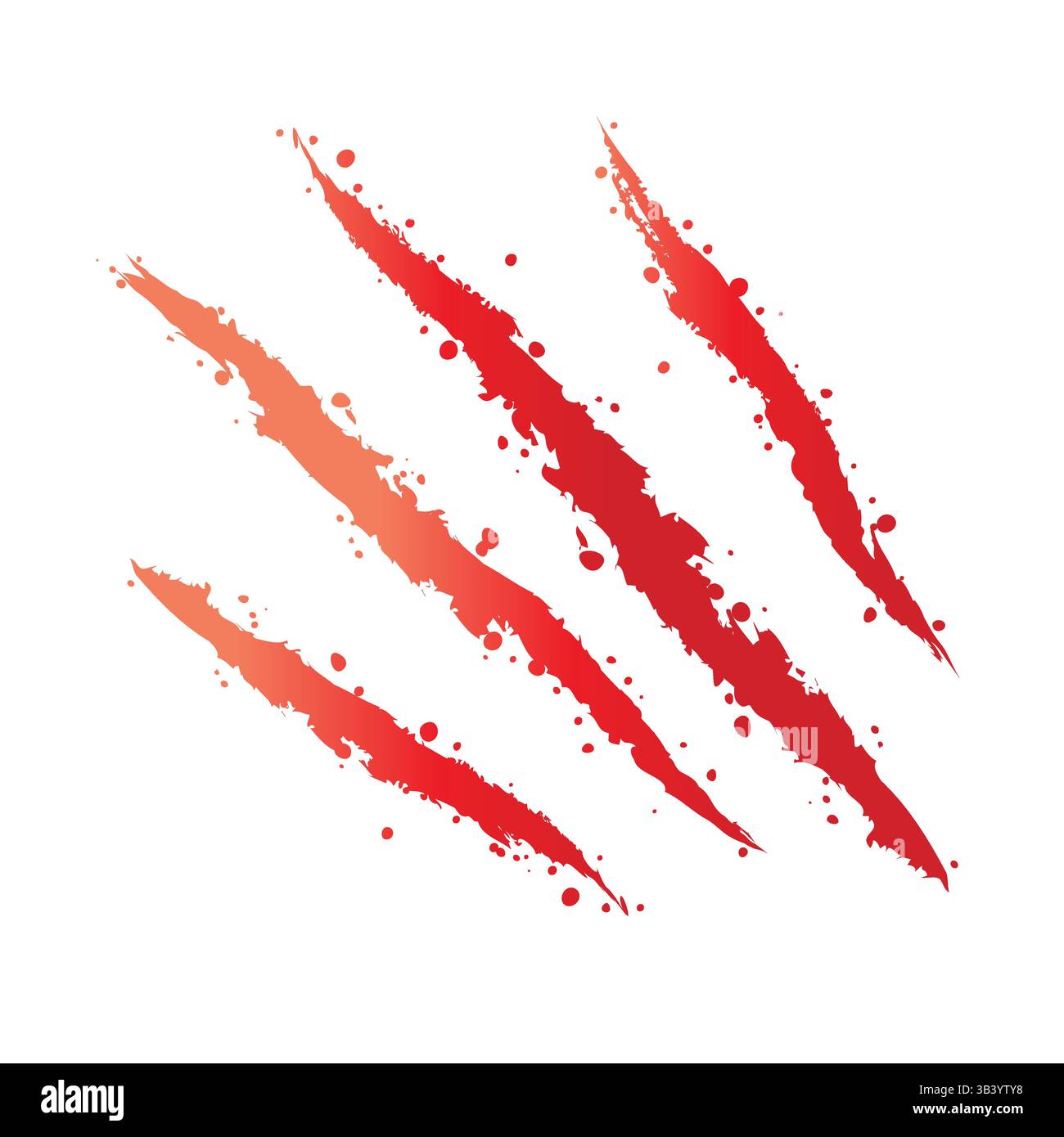 Claw scratch texture Stock Vector Images - Alamy