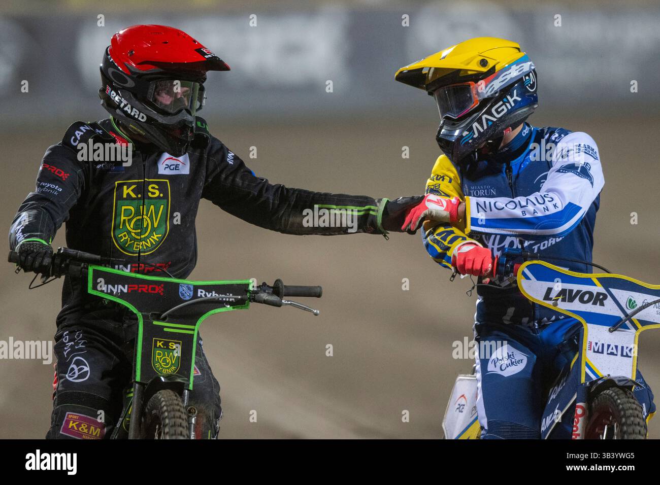 Rybnik, Poland. 30th Apr, 2025. Gleb Chugunov of INNPRO ROW Rybnik (Red ...