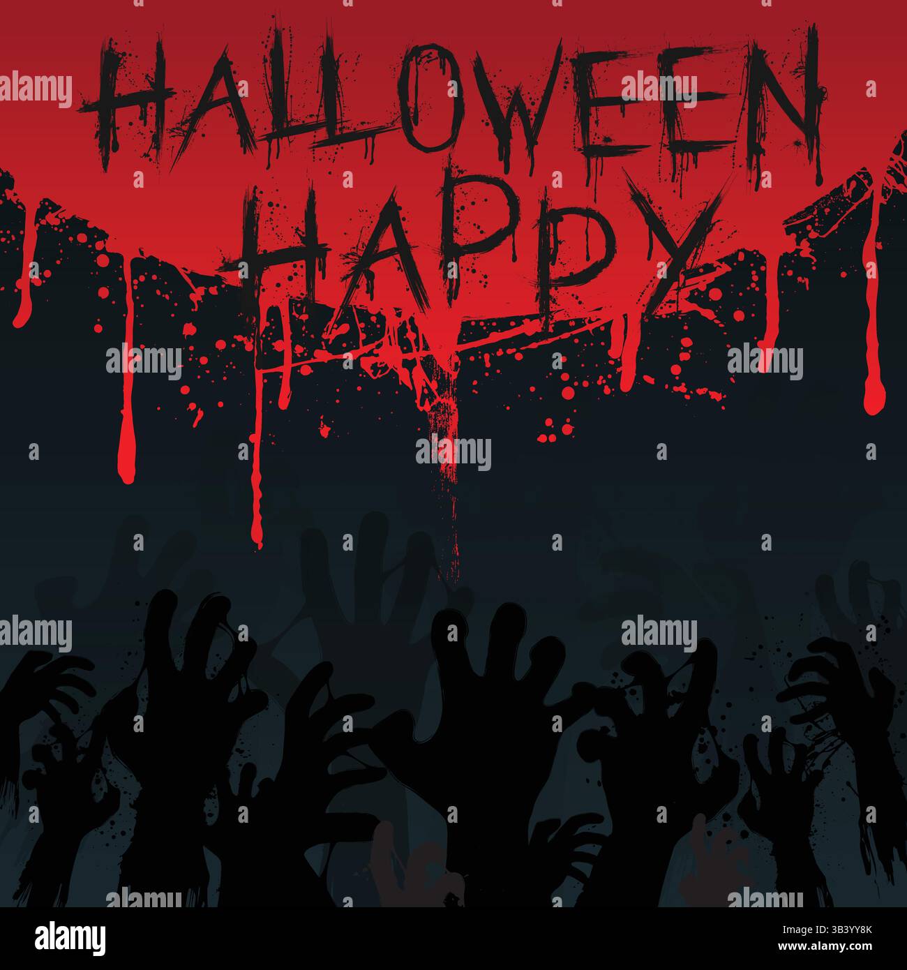 Red grunge blood text design Stock Vector Image & Art - Alamy