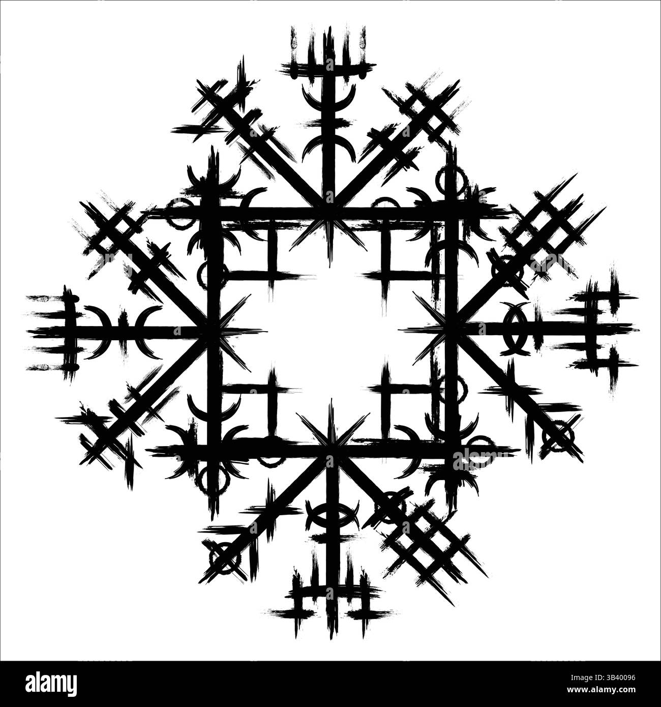 Norse culture old symbol grunge Stock Vector Image & Art - Alamy