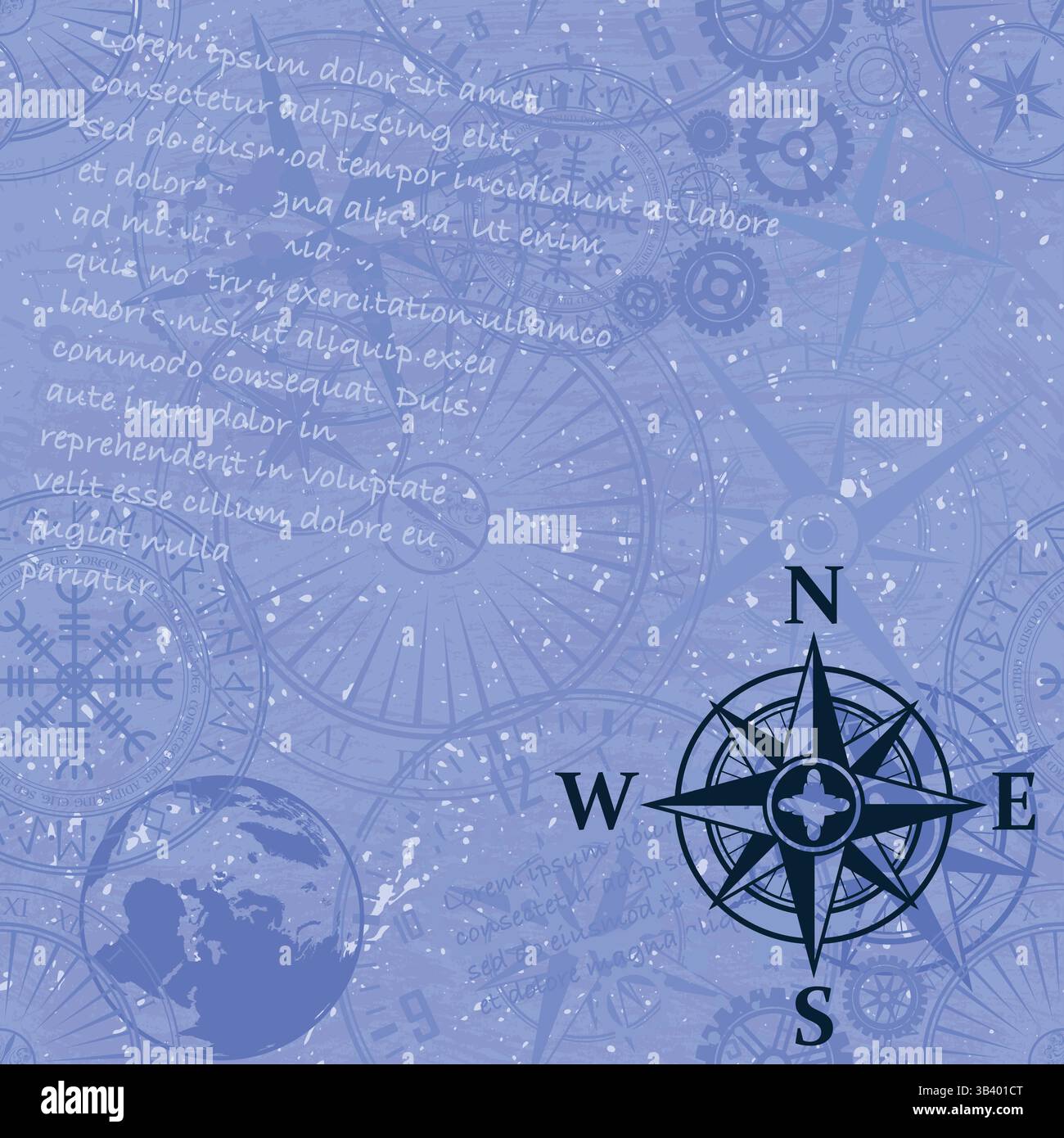 Nautical time clock Stock Vector Images - Alamy