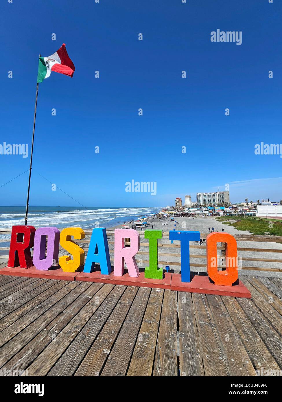 Playas de Rosarito, Baja California, Mexico - Mar 15, 2025: Rosarito ...