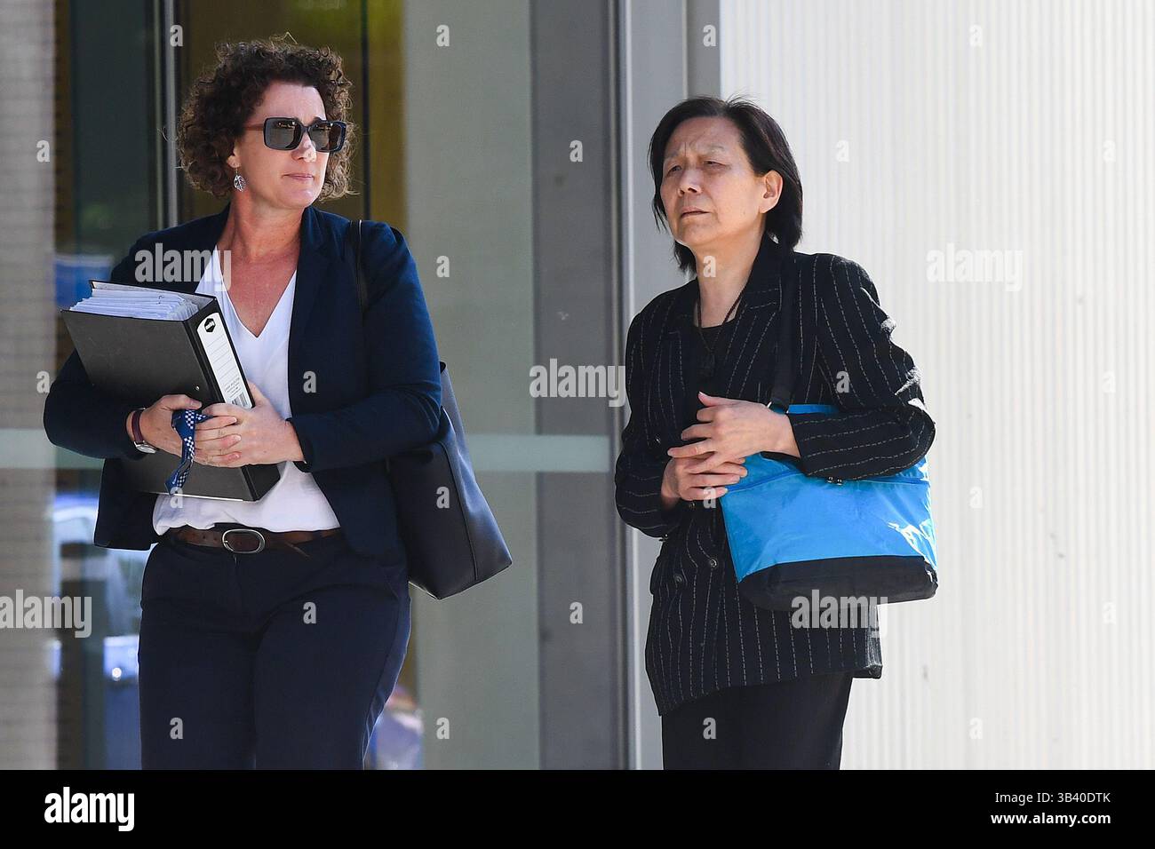 Rongmei Yan, (right) mother of alleged murder victim Qiong Yan, arrives ...