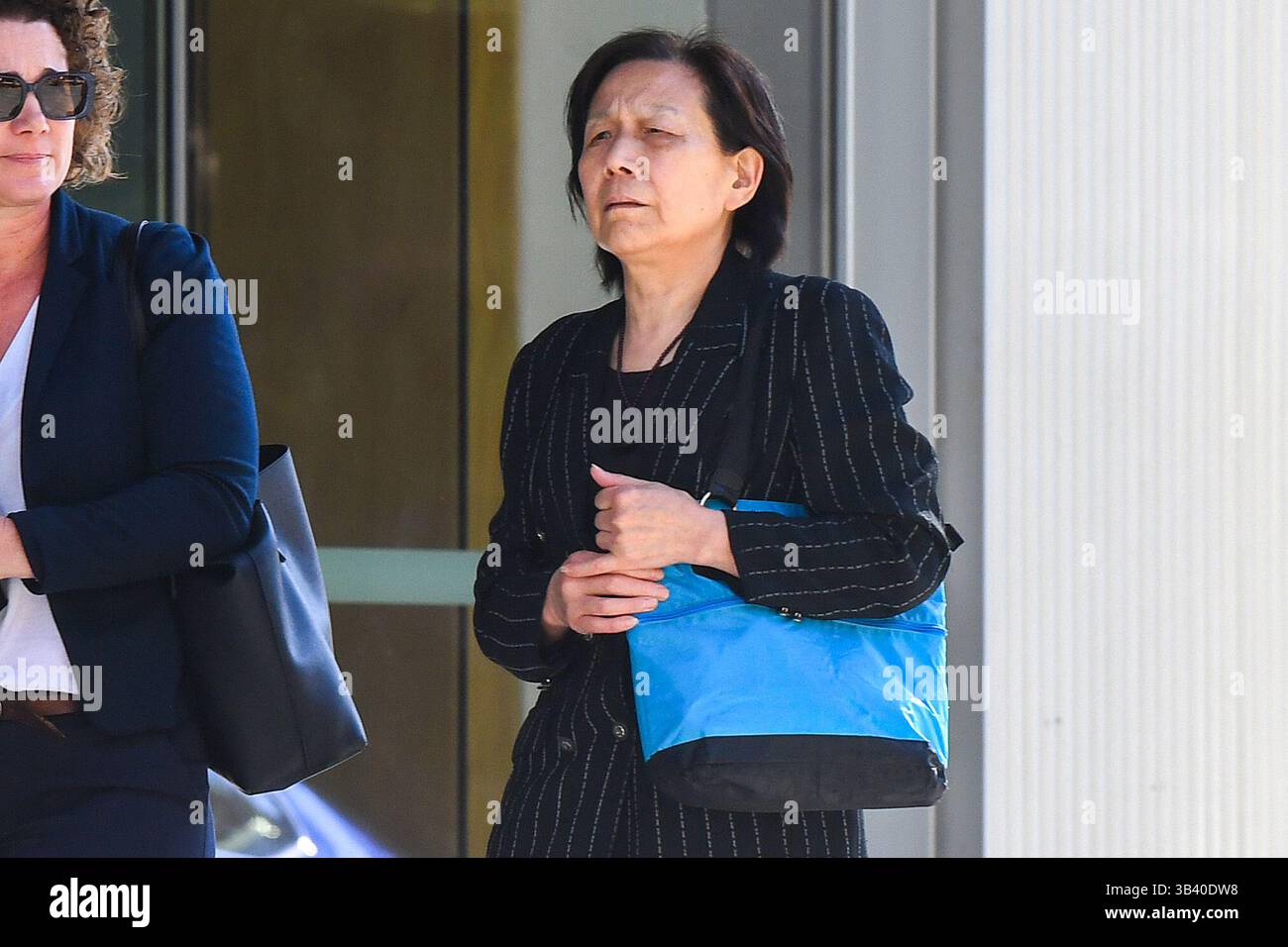 Rongmei Yan, (right) mother of alleged murder victim Qiong Yan, arrives ...