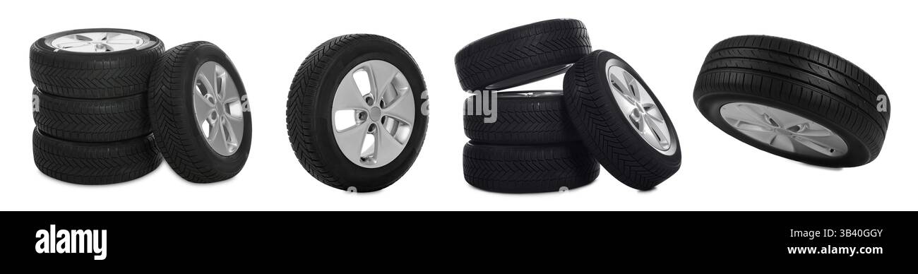 Replacement wheels Cut Out Stock Images & Pictures - Alamy