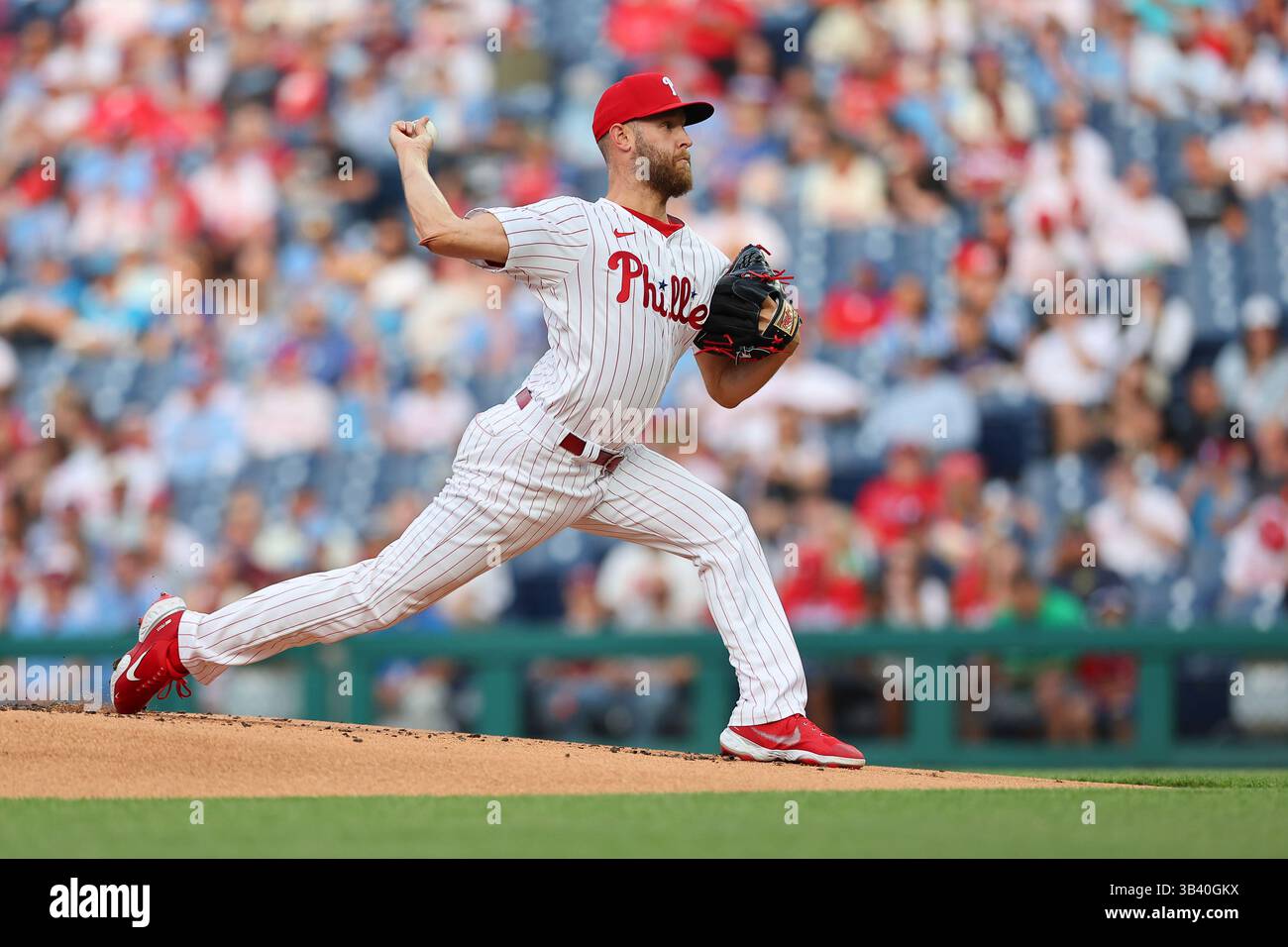PHILADELPHIA, PA - APRIL 29: Zack Wheeler #45 of the Philadelphia ...