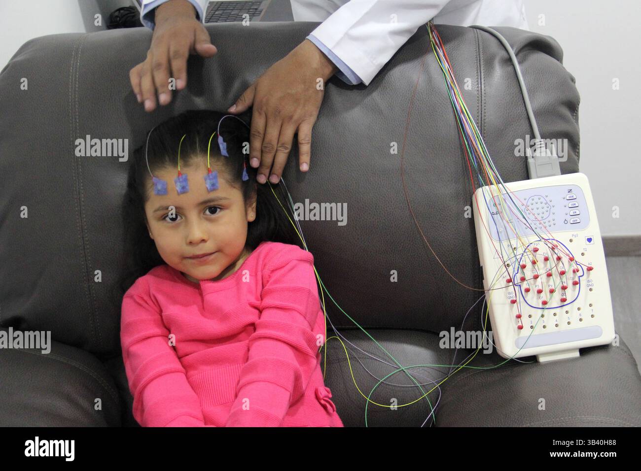 Electroencephalogram, a test that measures the brain's electrical ...