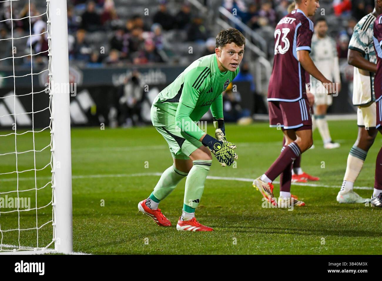 Commerce City, CO, USA. 22nd Mar, 2025. Colorado goalkeeper Adam ...