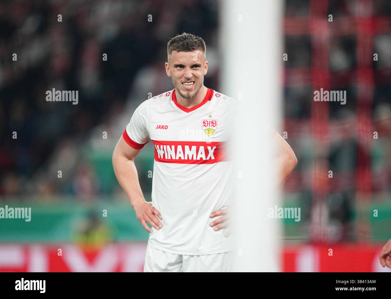MHP Arena, Stuttgart, Germany. 02nd Apr, 2025. Ermedin Demirovic of VfB ...