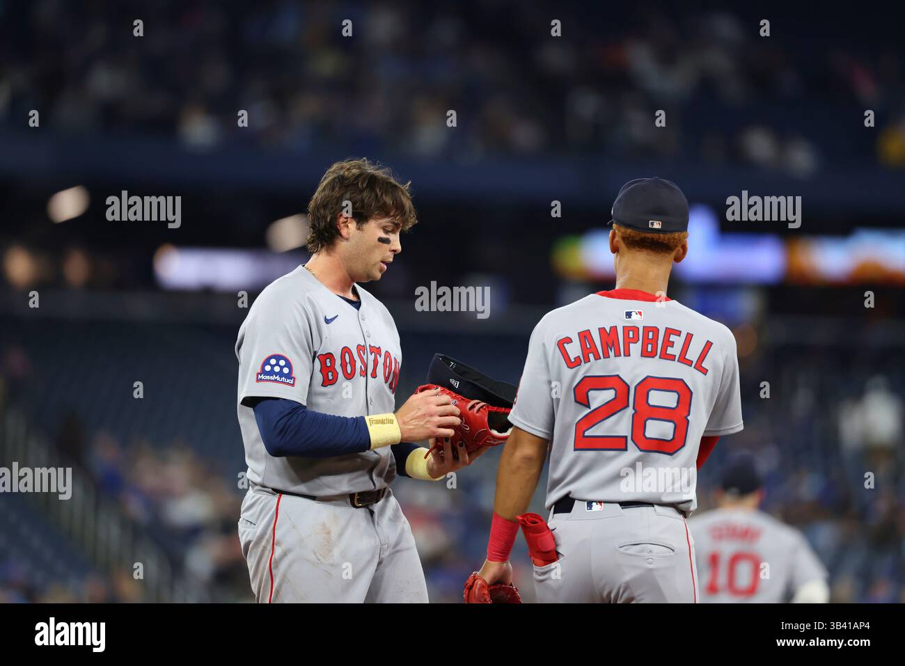 TORONTO, ON - April 29: Boston Red Socks First BasemenTriston Case (36 ...