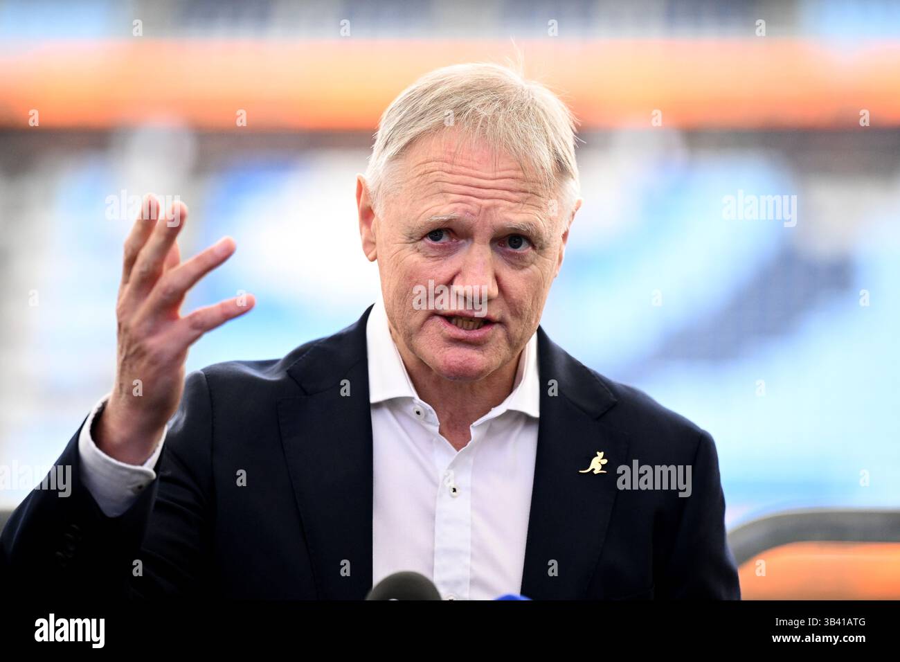 Sydney, Australia. 30th Apr, 2025. Current Wallabies Head Coach Joe ...
