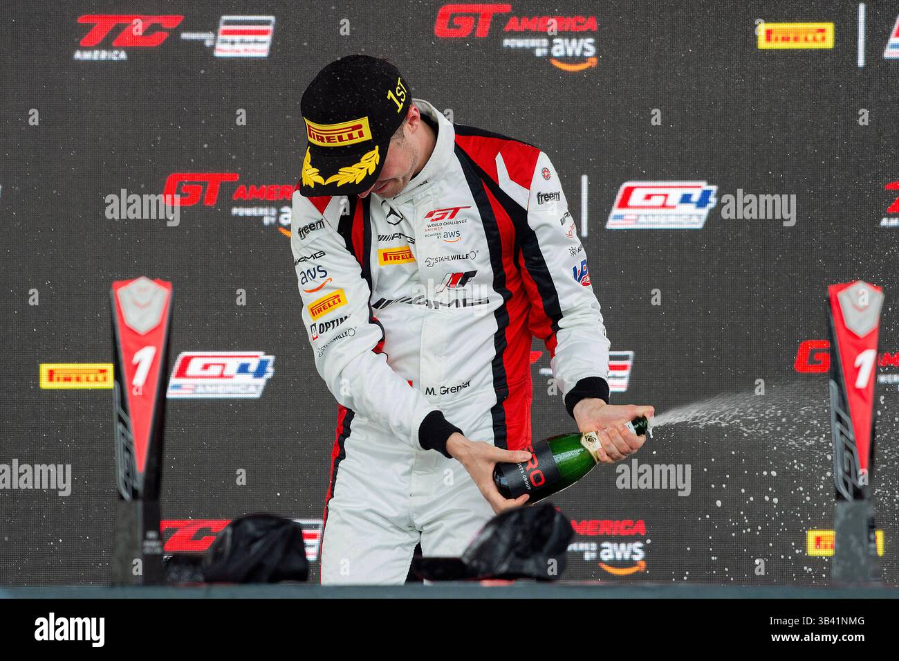 The Americas. 27th Apr, 2025. Mikael Grenier (34) driver 2 in the ...