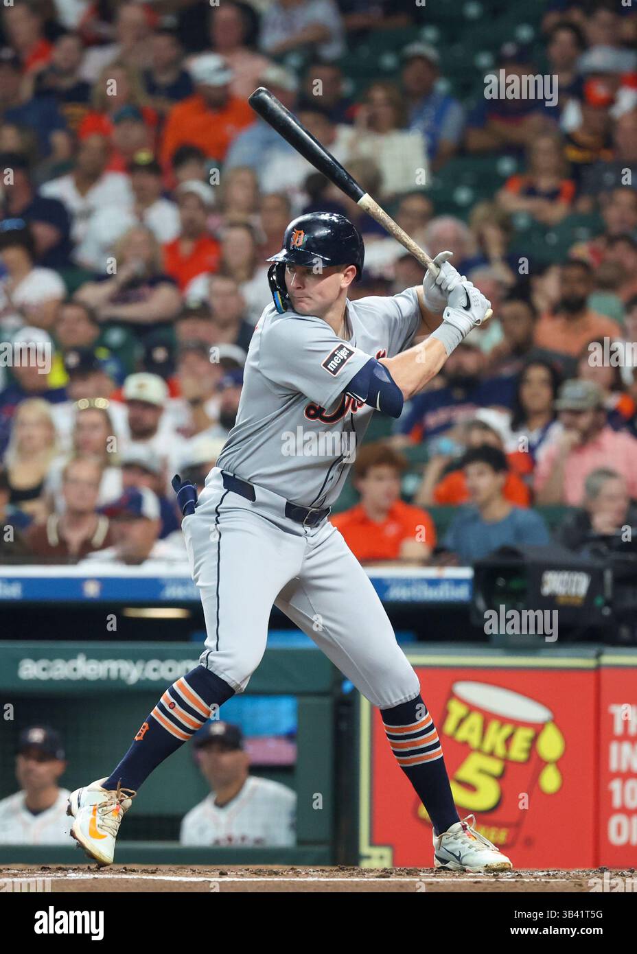HOUSTON, TX - APRIL 29: Detroit Tigers shortstop Trey Sweeney (27 ...
