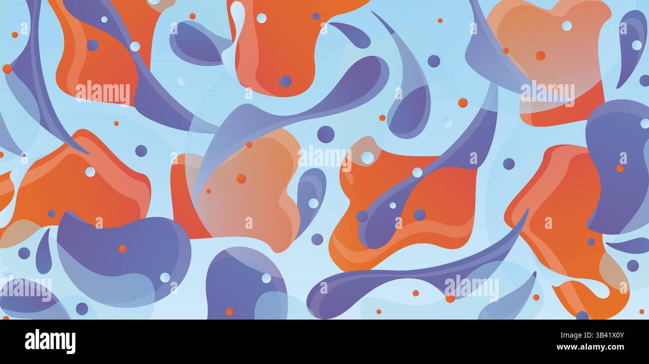 Abstract blob composition Stock Vector Images - Alamy