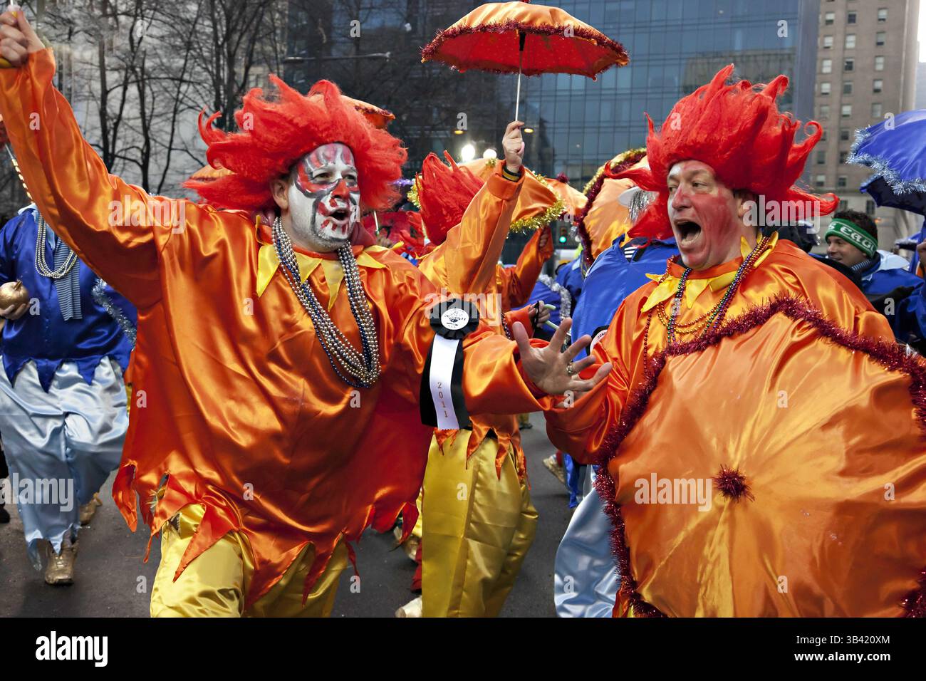 New years day mummers hi-res stock photography and images - Alamy