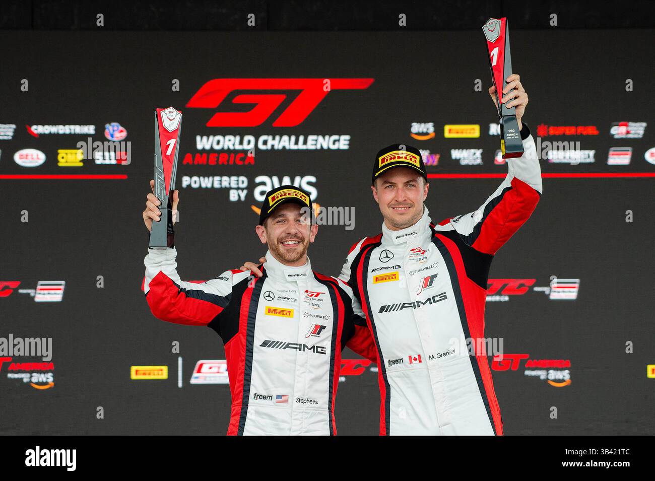 April 27, 2025: Michai Stephens (34) driver 1 and Mikael Grenier driver ...