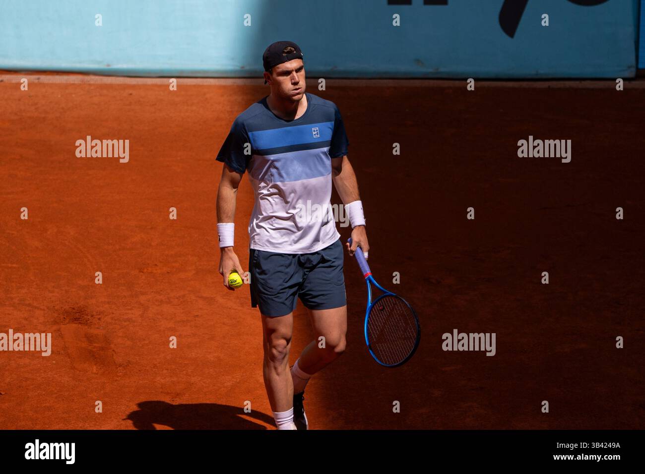 Madrid, Spain. 29th Apr, 2025. Englishman Jack Draper plays against ...