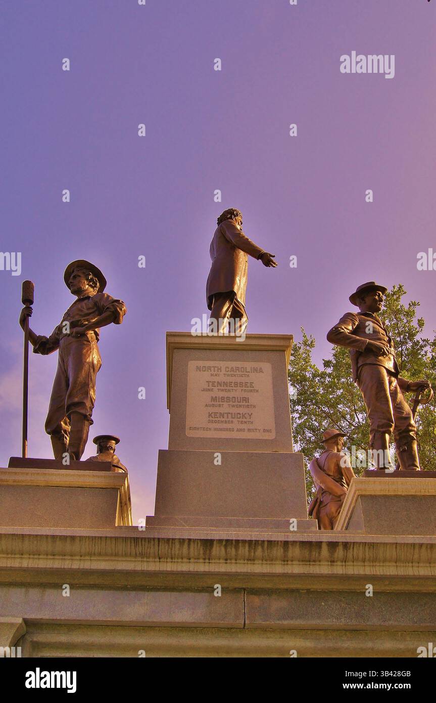 June 29, 2015 - Austin, Texas, U.S. - CONFEDERATE SOLDIERS.Erected ...