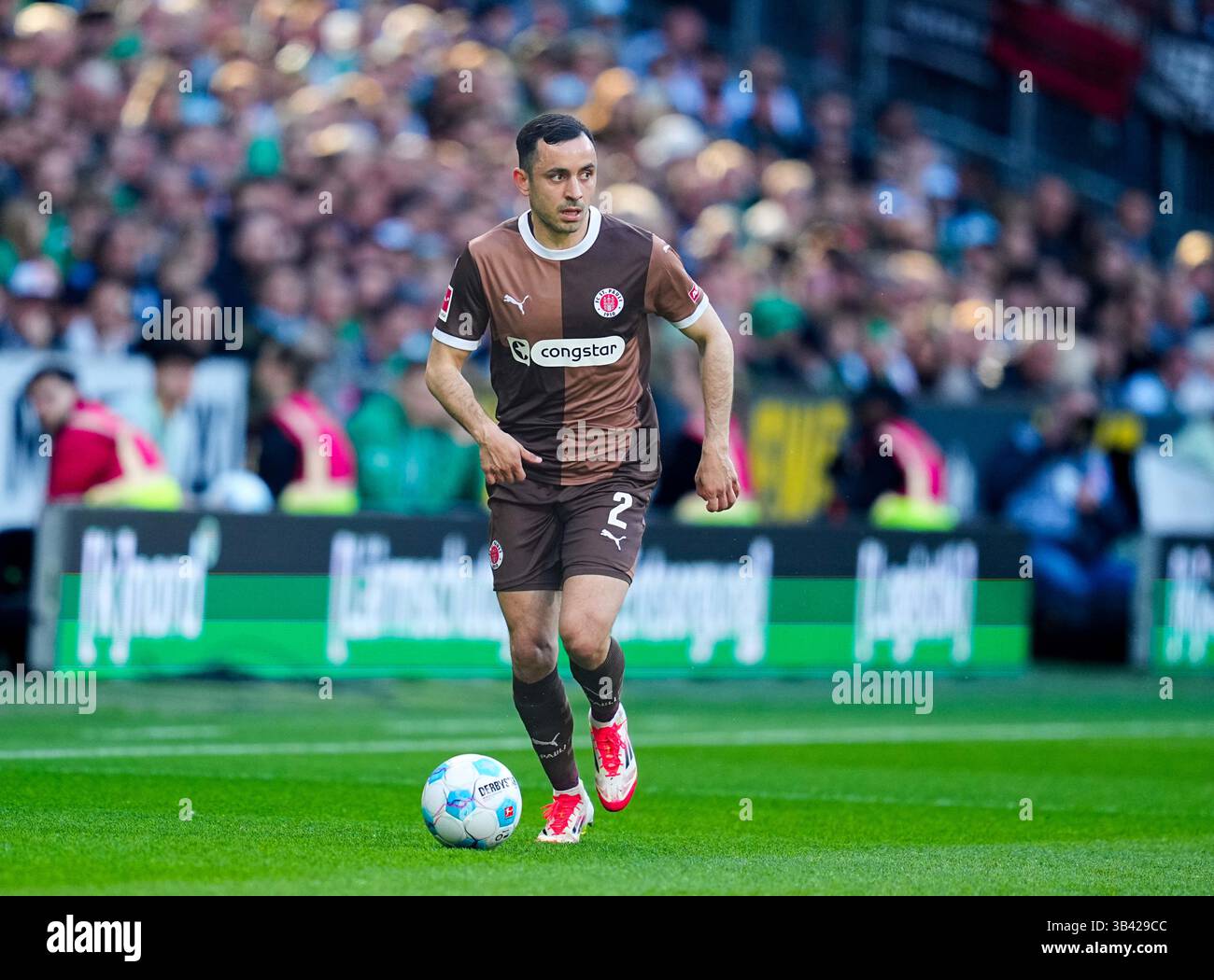 Weserstadion, Bremen, Germany. 27th Apr, 2025. Manolis Saliakas of FC ...