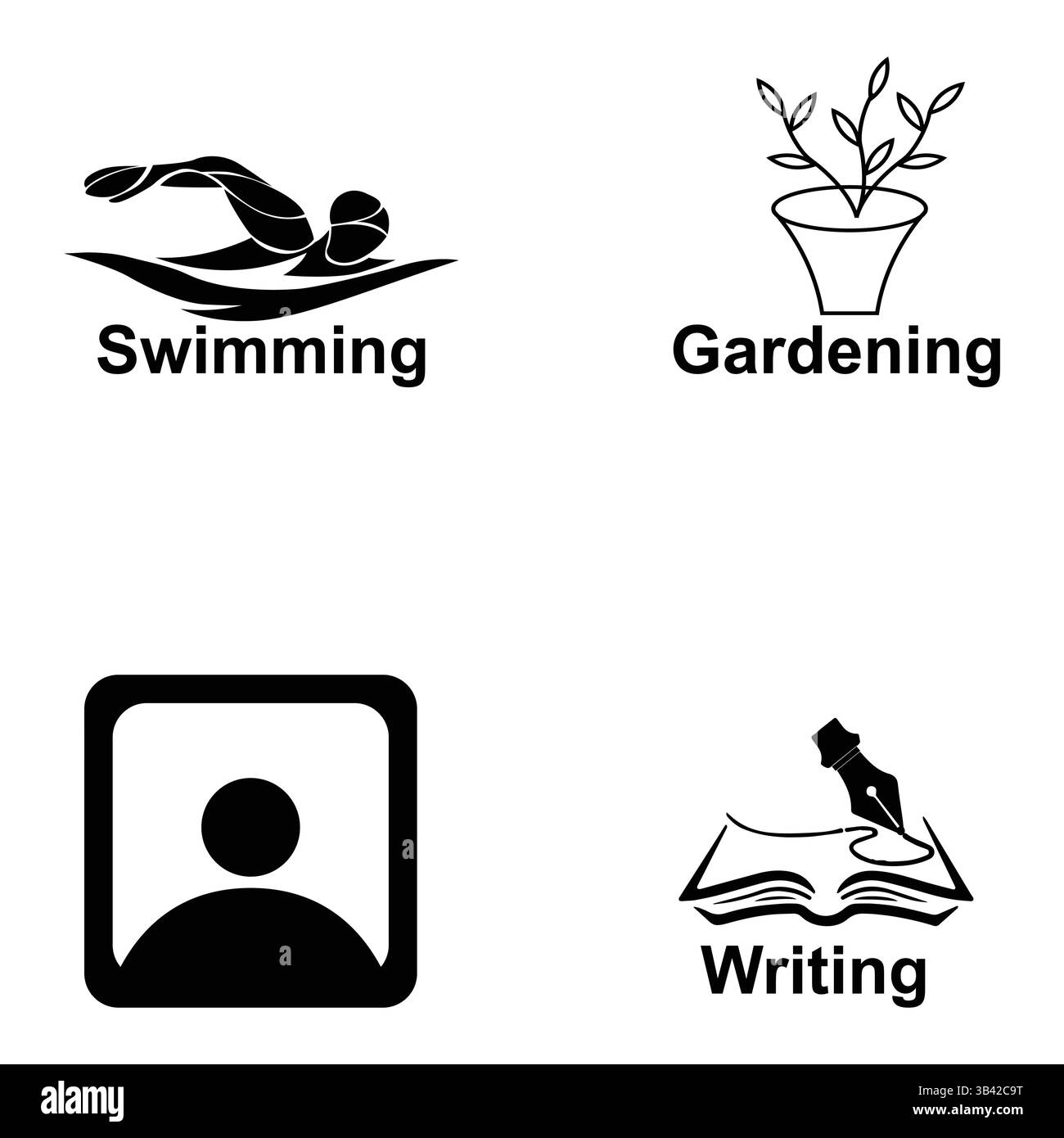 Modern people pack Black and White Stock Photos & Images - Alamy