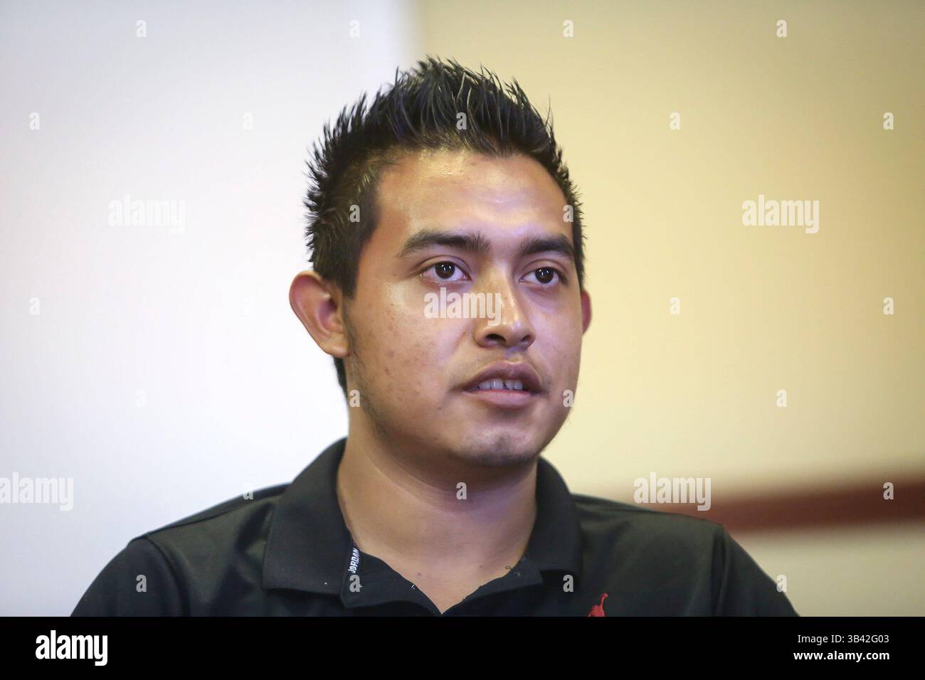 Aug. 24, 2015 - Florida, U.S. - Jehoram Roblero (age 19), interviewed ...