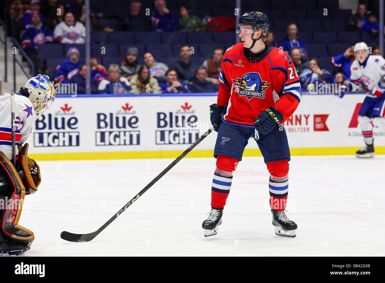 April 2nd 2025: Springfield Thunderbirds forward Otto Stenberg (28 ...