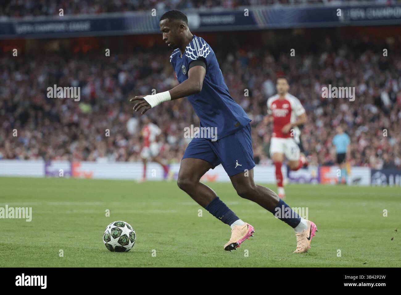 Willian Pacho of PSG during the UEFA Champions League, Semi-finals, 1st ...