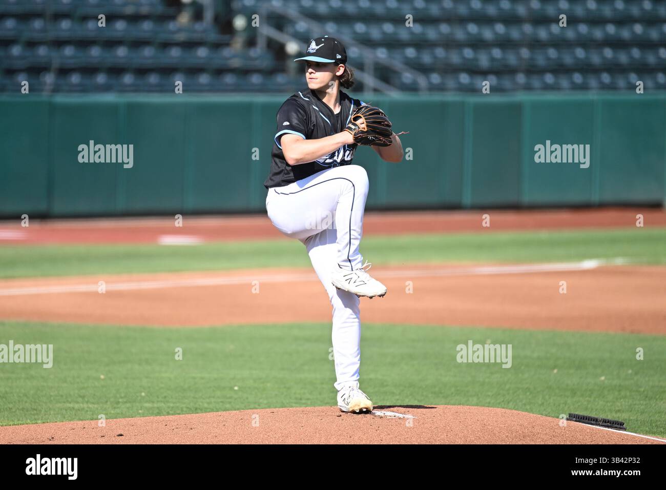 April 29, 2025: Columbus Clippers pitcher Ryan Webb (44) pitches ...