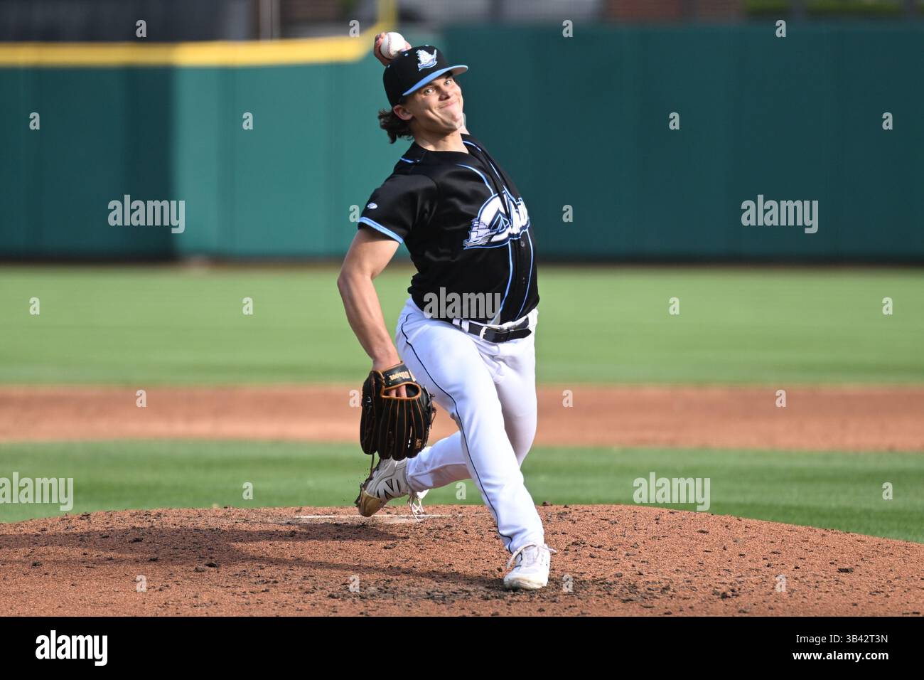 April 29, 2025: Columbus Clippers pitcher Ryan Webb (44) pitches ...