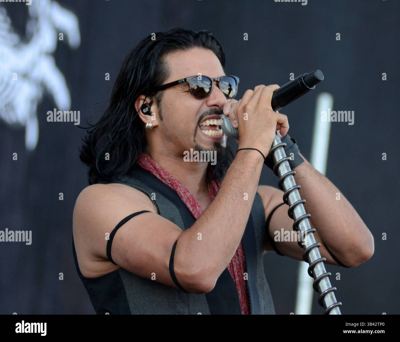 July 17, 2015 - Oshkosh, Wisconsin, USA - Lead singer LEIGH KAKATY of ...