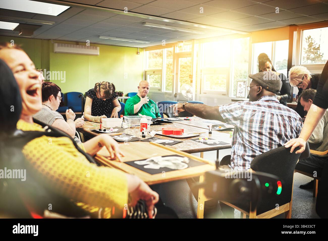 Autism, down syndrome and disability people community learning library ...