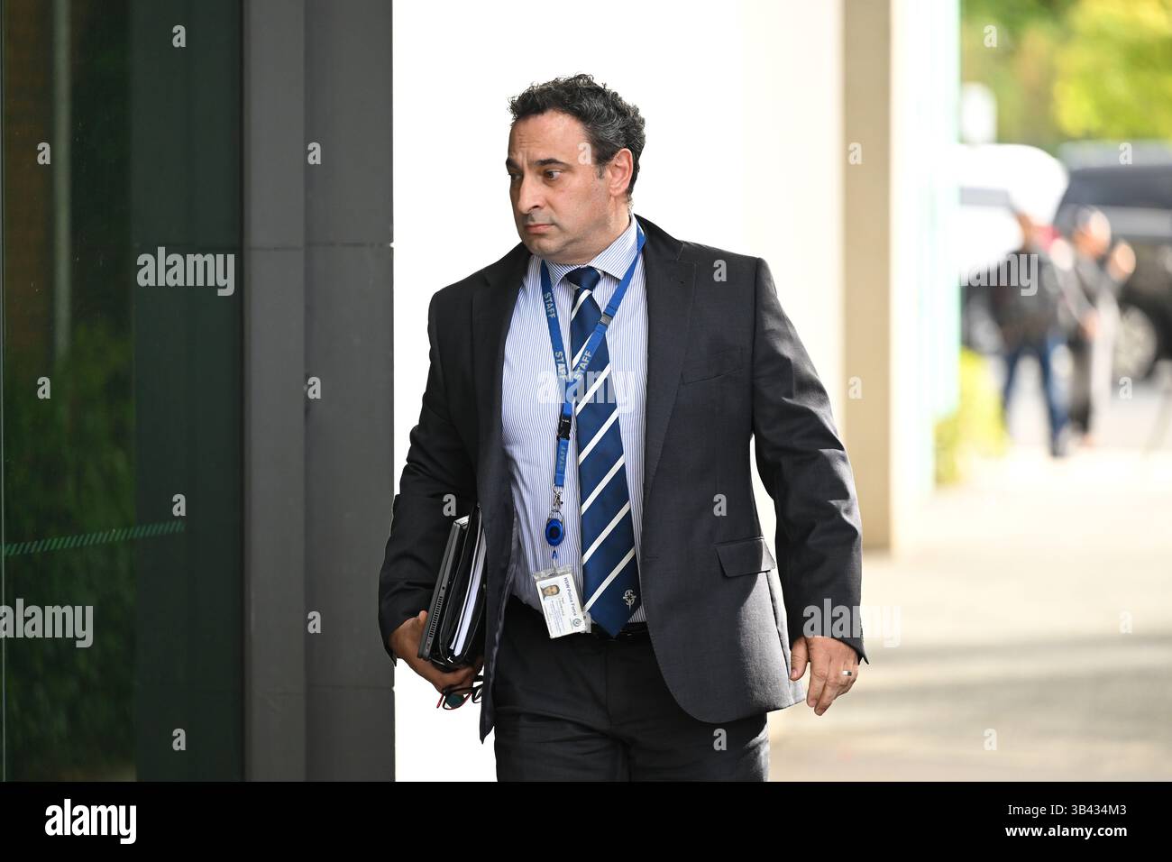 Latrobe Valley Magistrates Court in Victoria, Australia. Police officer ...