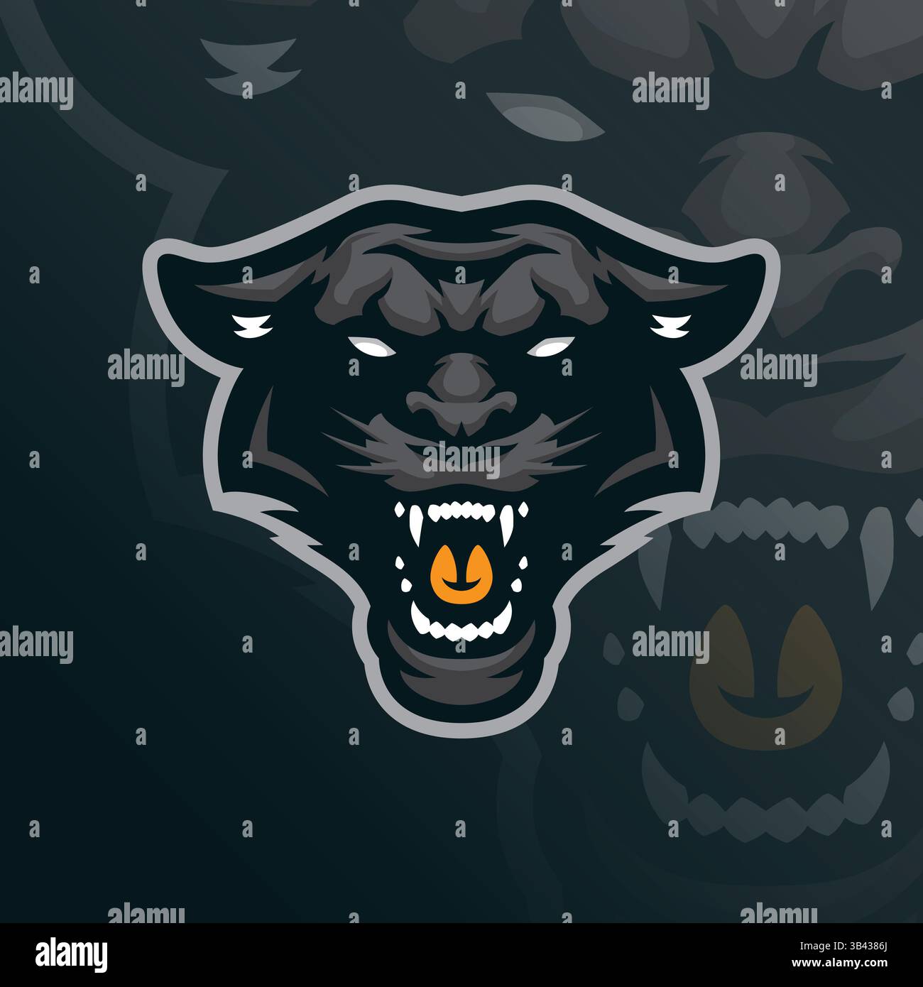 Panther mascot logo design vector with modern illustration concept ...
