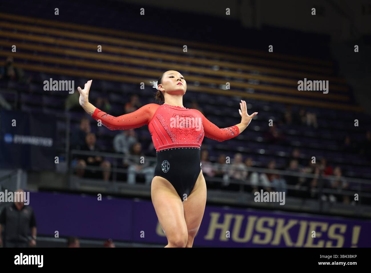 April 4, 2025: Gymnast Kara Eaker of the University of Georgia during ...