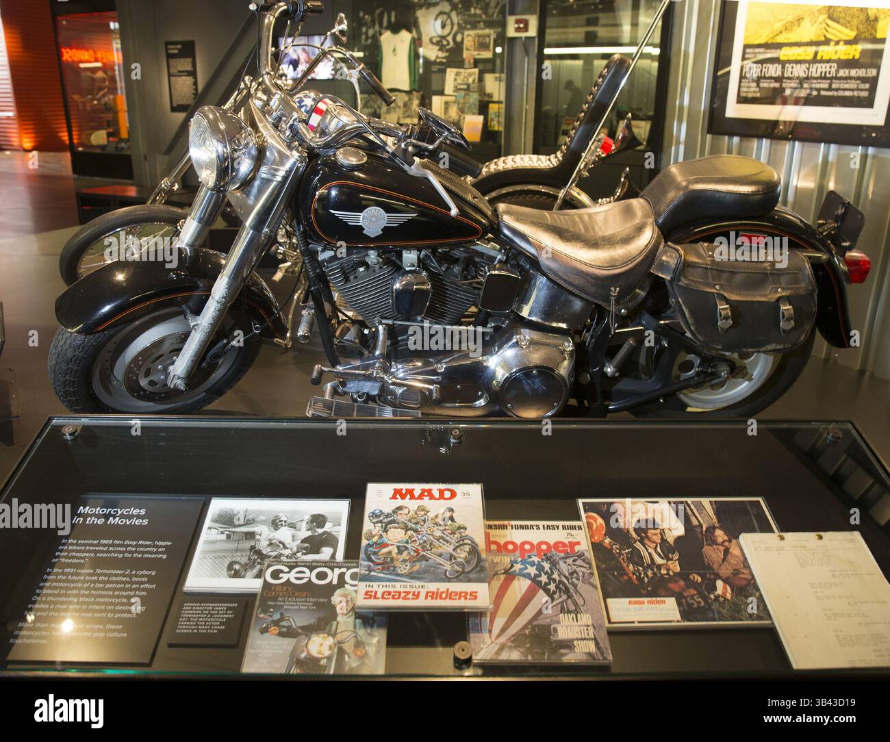 Harley davidson fat boy terminator 2 hi-res stock photography and ...