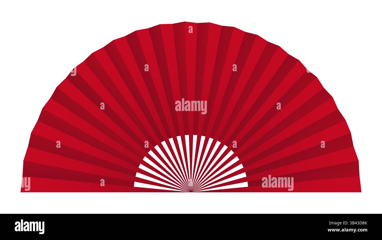 Paper fan folding origami Stock Vector Images - Alamy