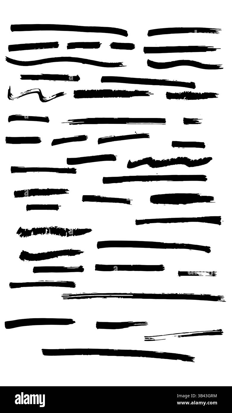 Creative design drawing brush Black and White Stock Photos & Images - Alamy