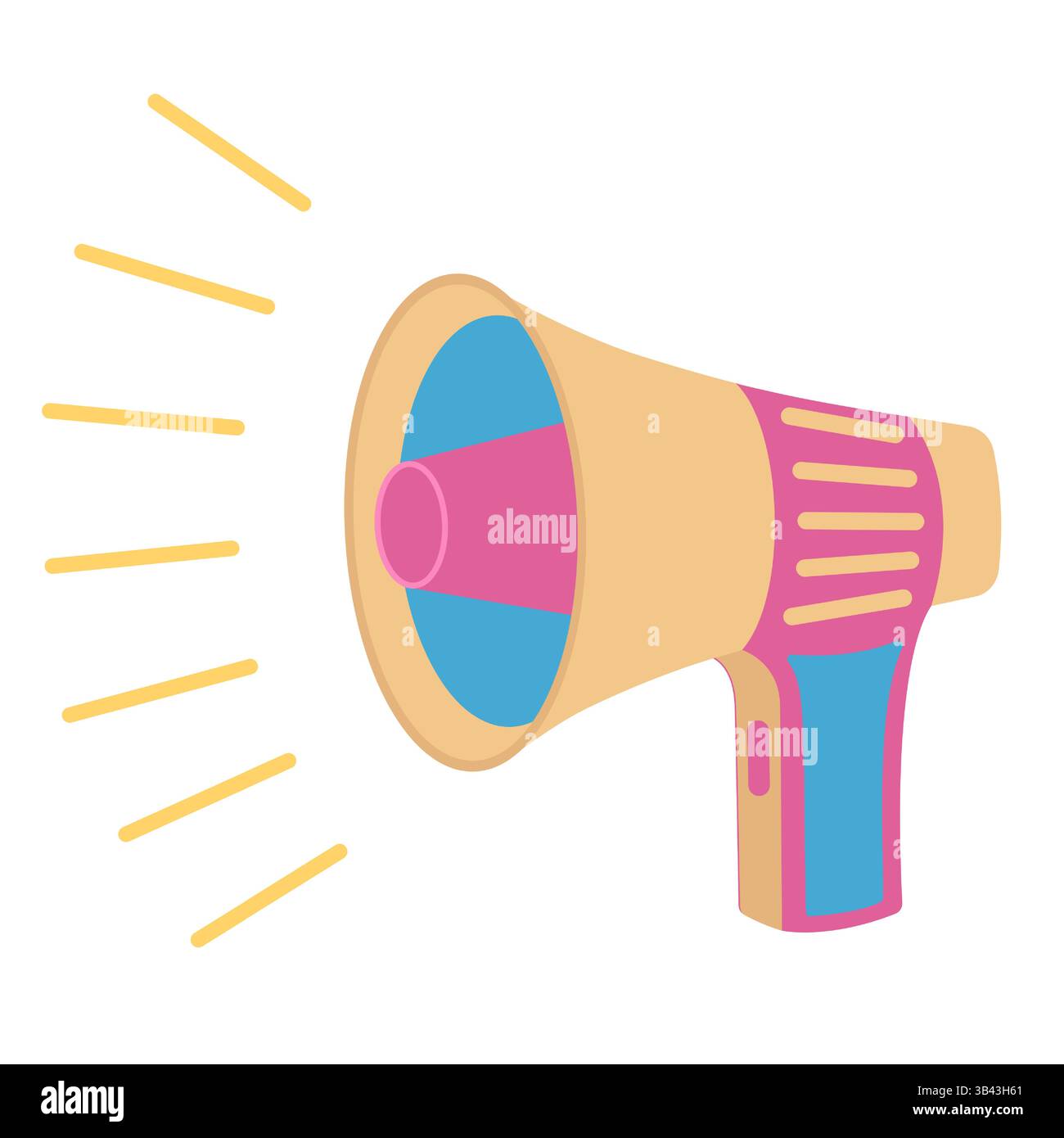 Vector cartoon trumpet Stock Vector Image & Art - Alamy