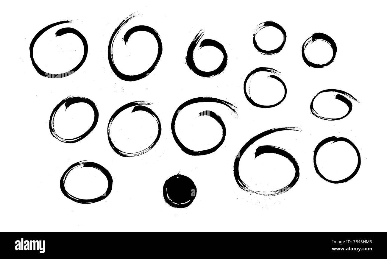 Ink drops vector texture Cut Out Stock Images & Pictures - Alamy