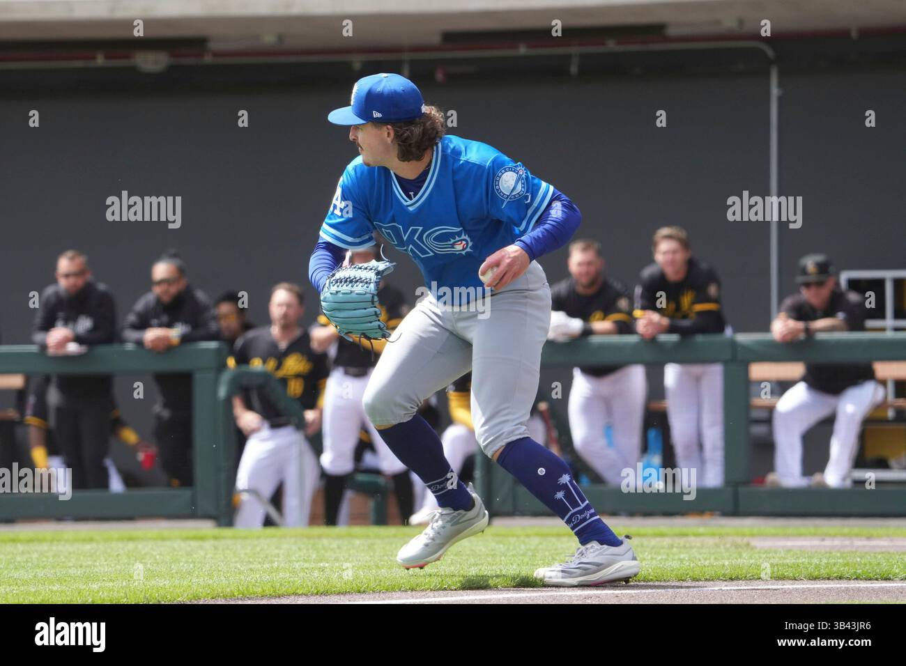 APRIL 27 2025: Oklahoma City pitcher Justin Wrobleski (4) fields a ...