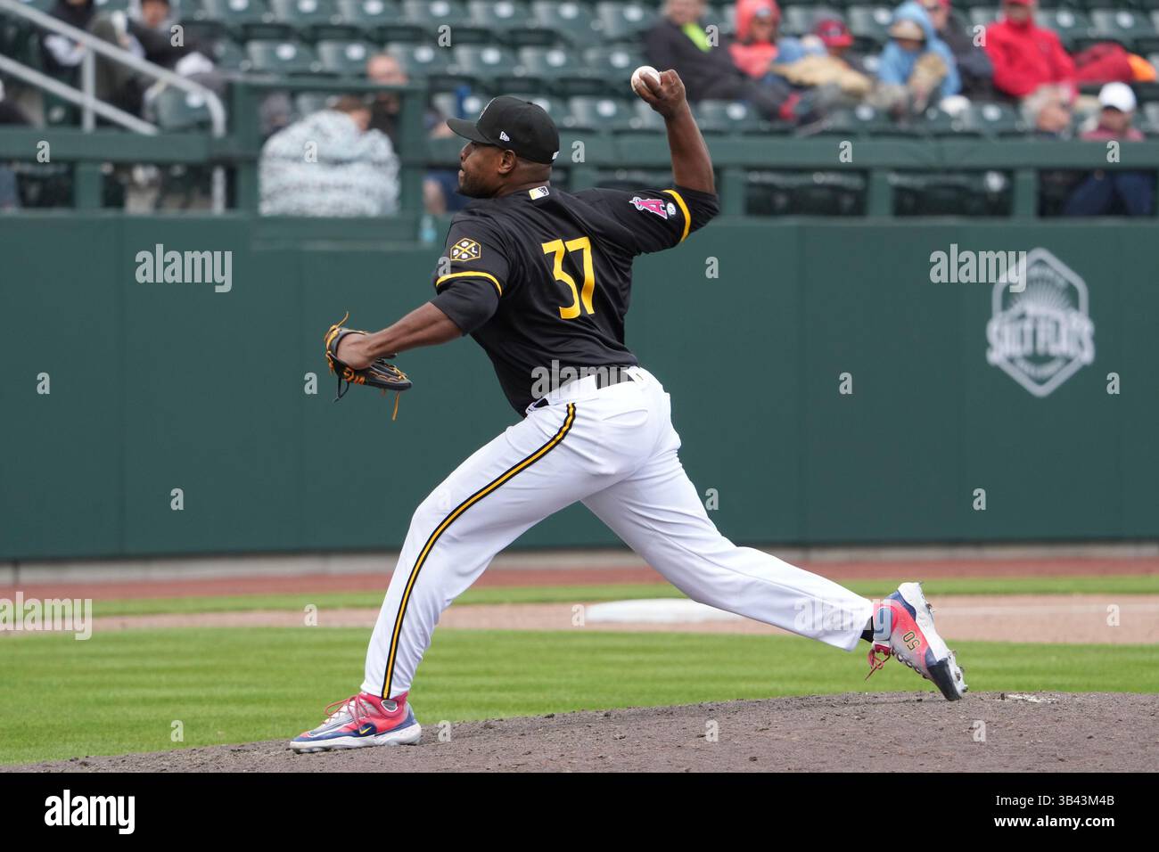 Salt Lake UT, USA. 27th Apr, 2025. Salt Lake City pitcher Hector Neris ...