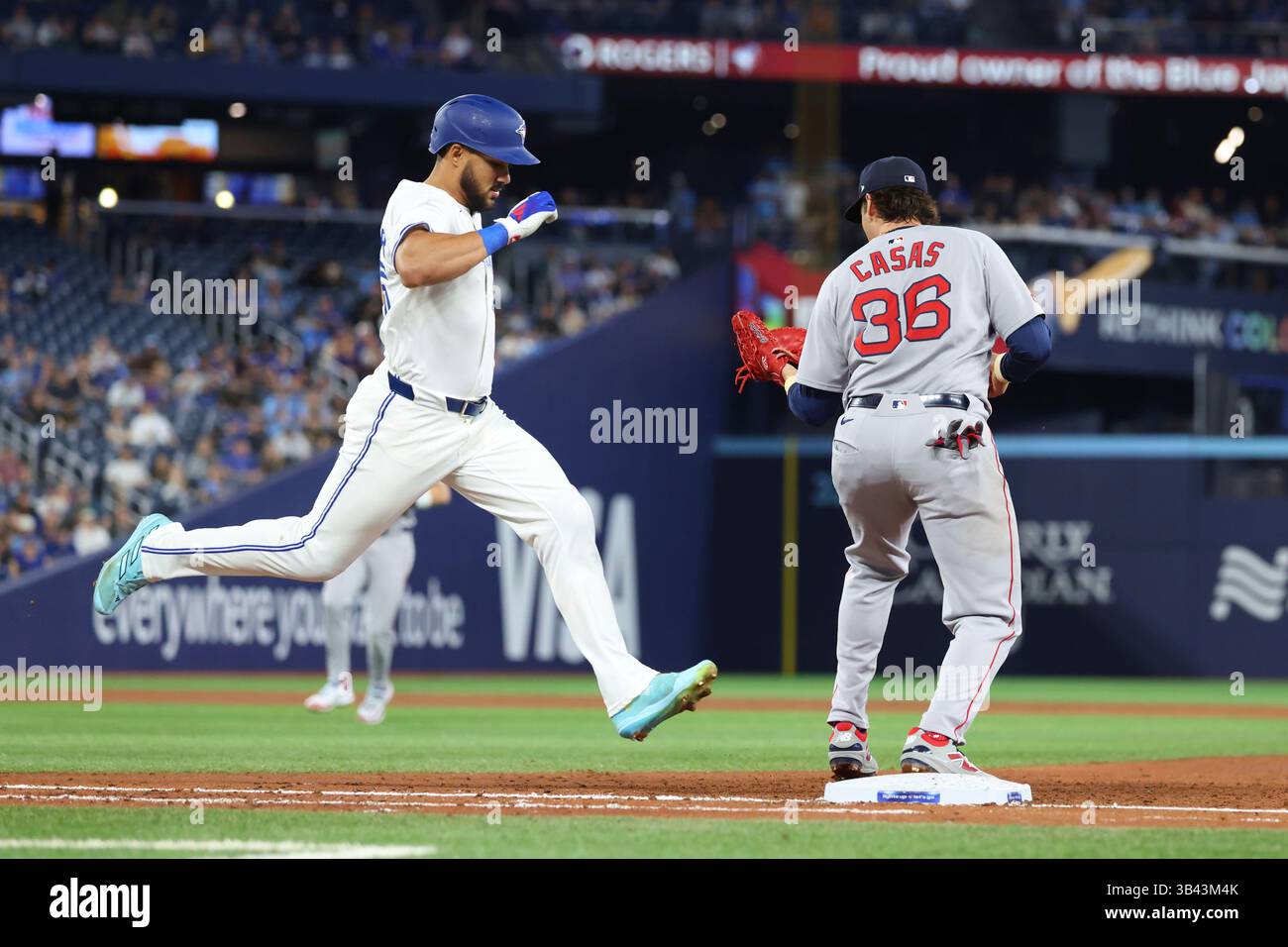 TORONTO, ON - April 29: Boston Red Socks First Basemen Triston Casas ...