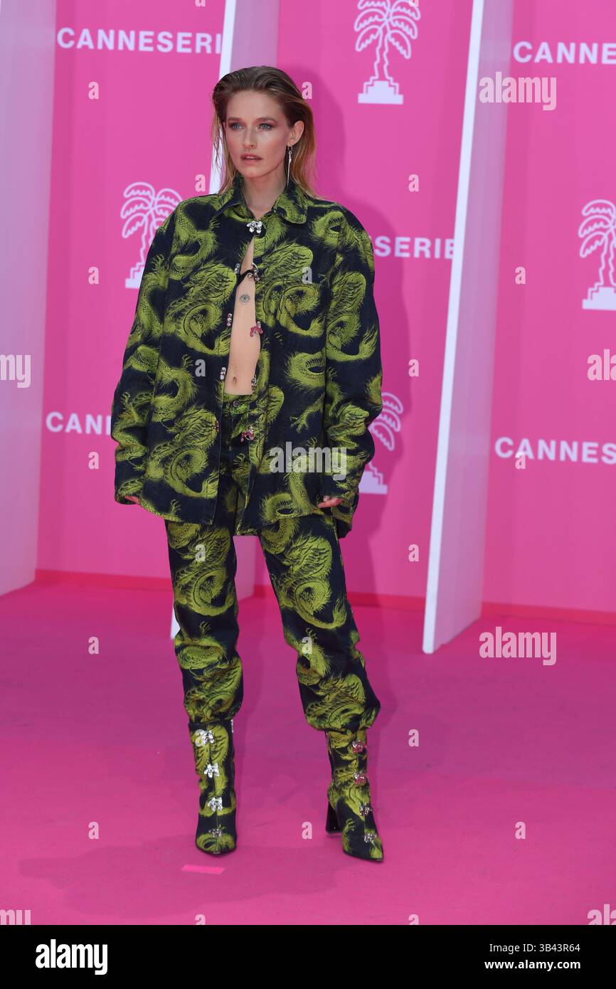 Cannes, France. 28th Apr, 2025. Ella Jun Henrard attends the Pink ...