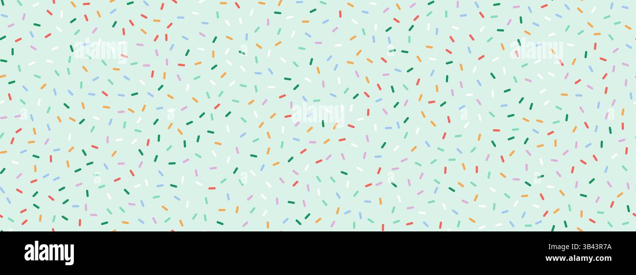 Mint donut sprinkles seamless pattern. Dessert sugar candy background ...
