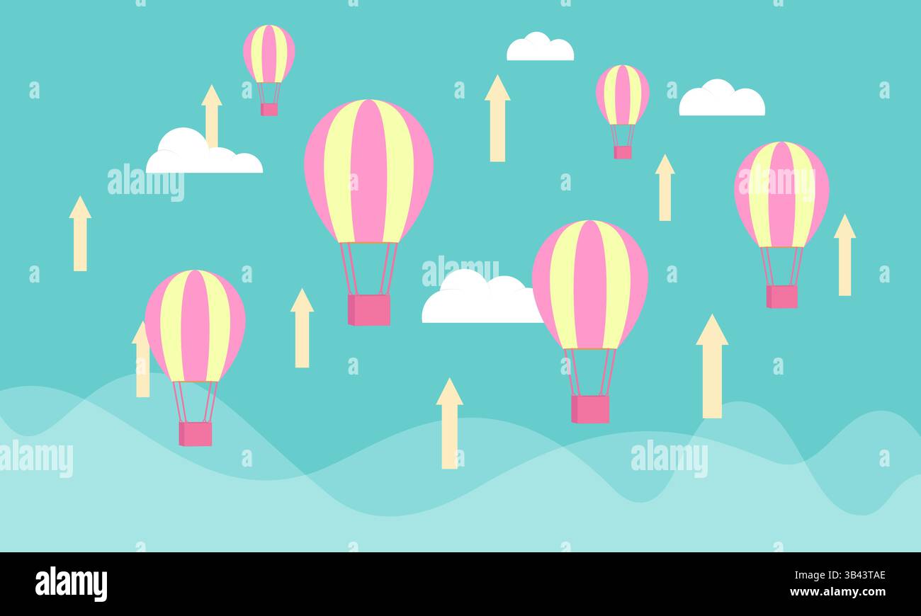 Wages rising Stock Vector Images - Alamy