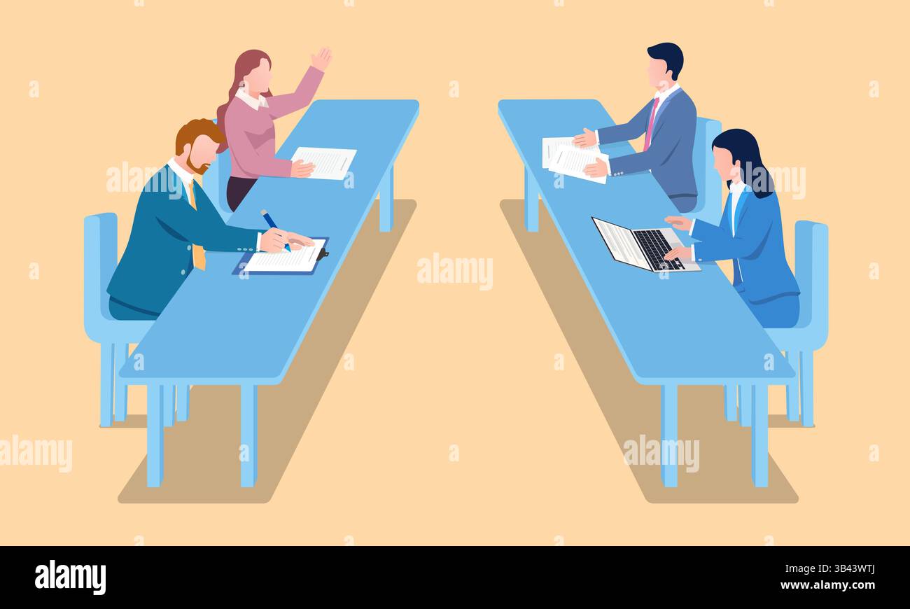 Table coordination Stock Vector Images - Alamy