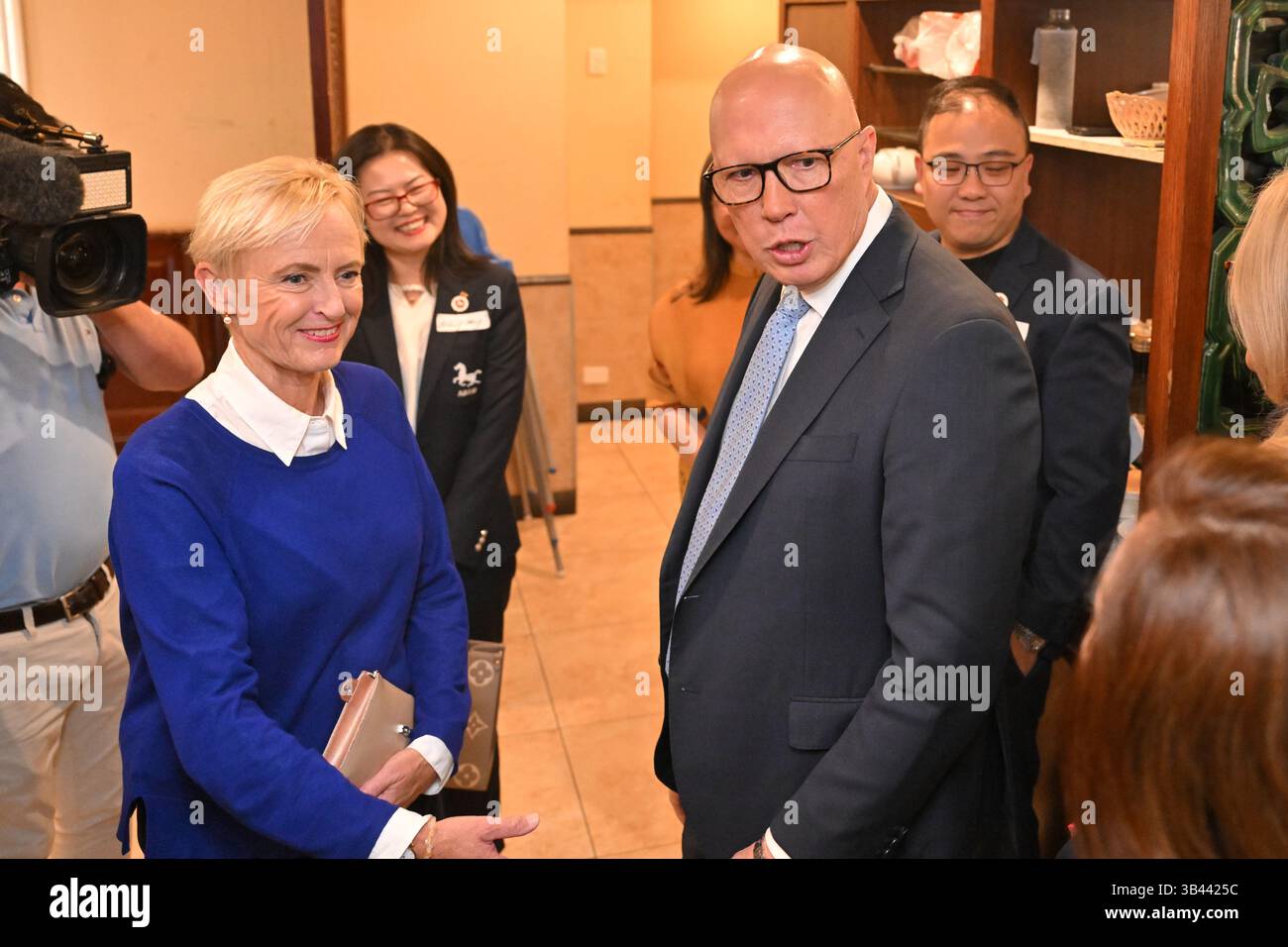 Melbourne, Australia. 30th Apr, 2025. Liberal candidate for Chisholm ...