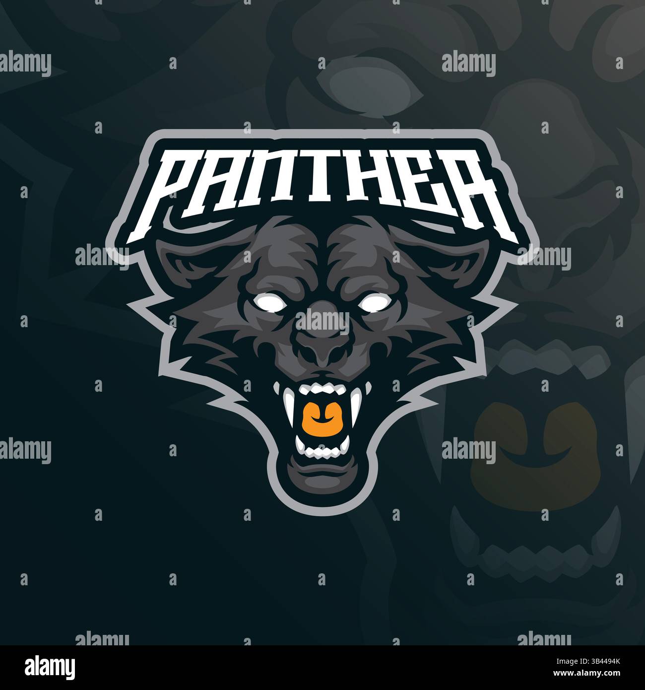 Panther mascot logo design vector with modern illustration concept ...